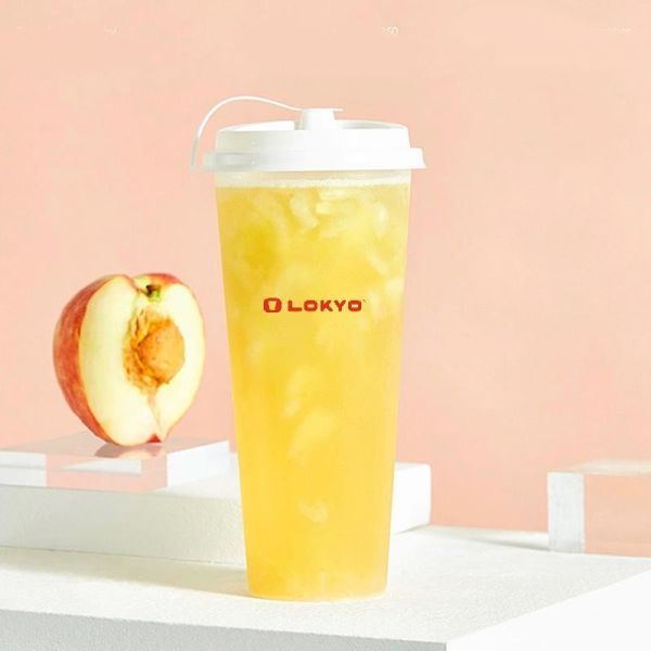 Quality BPA-Free Custom Logo Printing Transparent Disposable Plastic U-Shaped PP Cup for sale