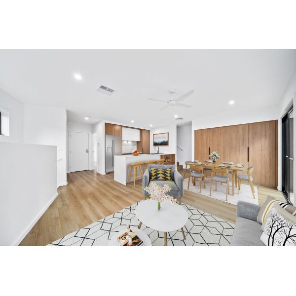 Quality Stylish Townhouses Prefabricated Light Gauge Steel Frame Homes AS4600 for sale