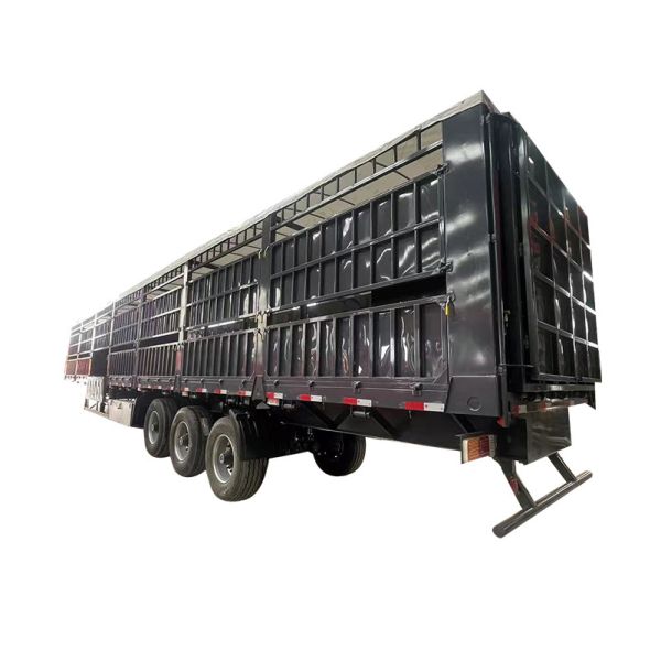 Quality Customized Tri Axis Semi Trailer for Large Capacity Cargo and Livestock for sale