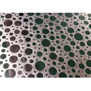 Quality 304 Stainless Perforated Sheet Metal Round / Square Holes 7%-83% Open Area for sale