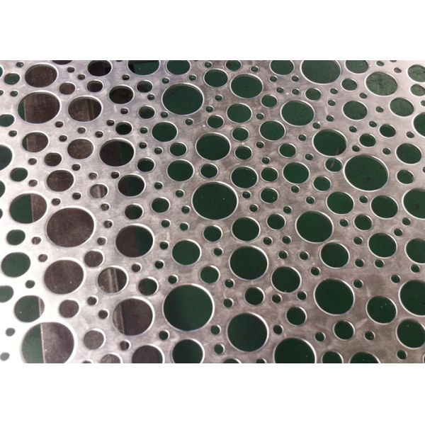Quality 304 Stainless Perforated Sheet Metal Round / Square Holes 7%-83% Open Area Customizable ISO Certified for sale
