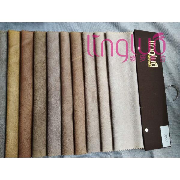 Quality Flower Print Automotive Suede Sofa Fabric Slipcover OEM Accept Tech Cloth for sale