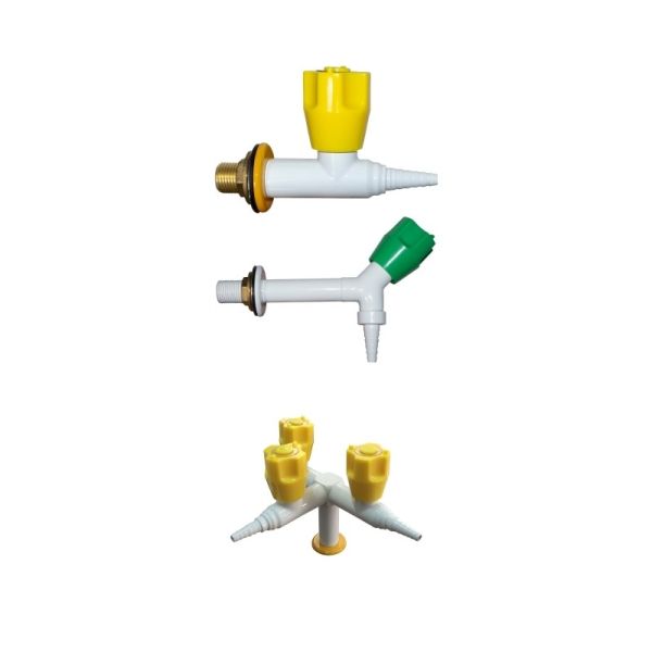 Quality Contemporary Design Wall Mounted Nozzle Gas Valve for High Chemical Resistance in Labs for sale