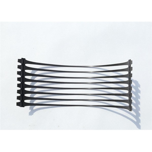 Quality High Strength Tensile HDPE 300KN Uniaxial Plastic Geogrid for sale