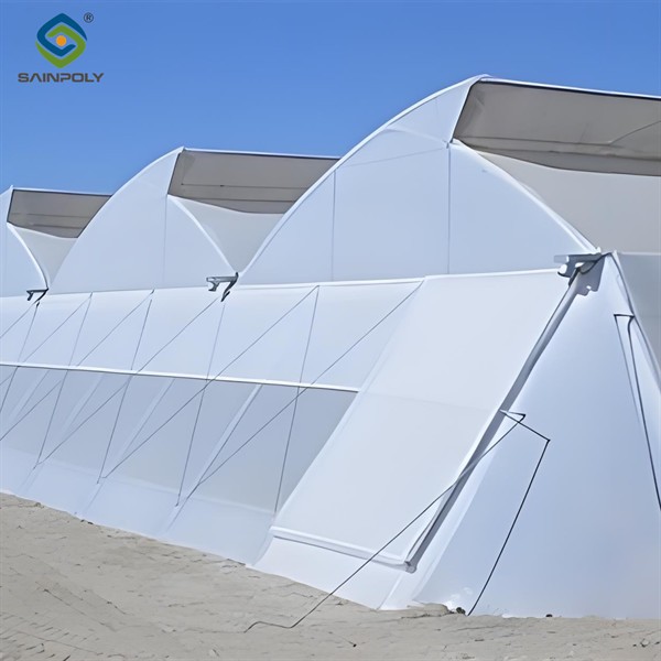 Quality Simple Multi Span Commercial Gothic Type Greenhouse Wind Resistance for sale
