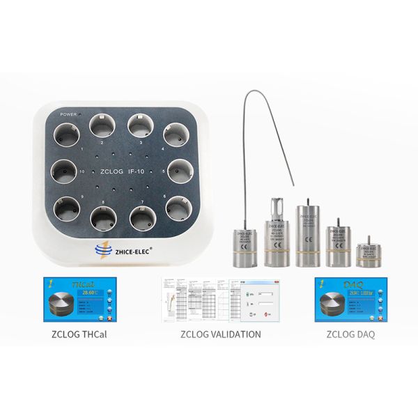 Quality 10 Channel Wireless Temperature Data Logger with Probe-80-150 Degree and Data Storage for sale