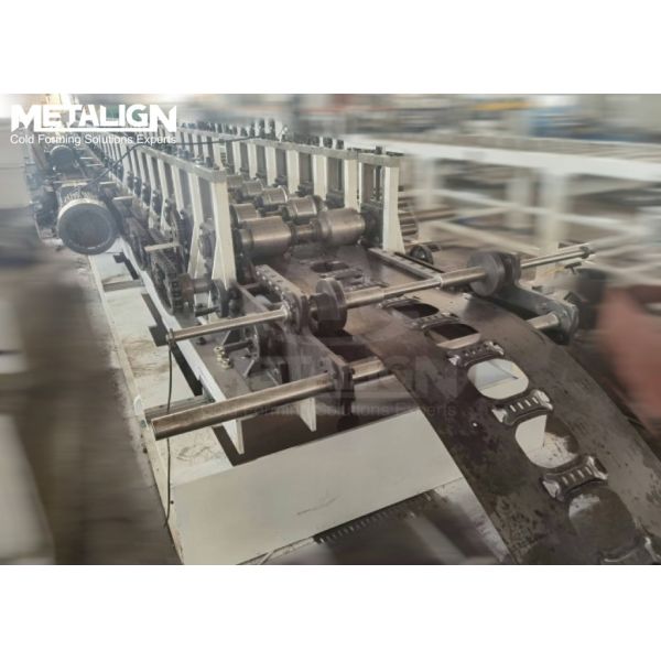 Quality Adjustable Width Ladder Tray Roll Forming Machine With Servo Feeding for sale