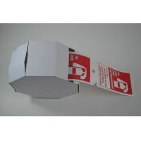 Quality SGS PVC Danger Locked Out Black White Durable Cardstock Tag Signs for sale