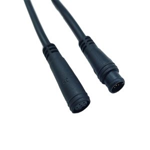 Quality Copper Conductor Waterproof 6 Pin Wire Harness M8 Busbar Welding Type Straight for sale