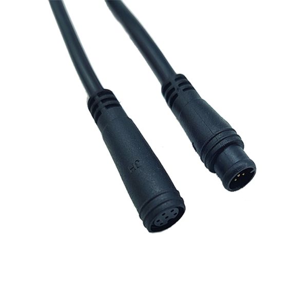 Quality Copper Conductor Waterproof 6 Pin Wire Harness M8 Busbar Welding Type Straight for sale