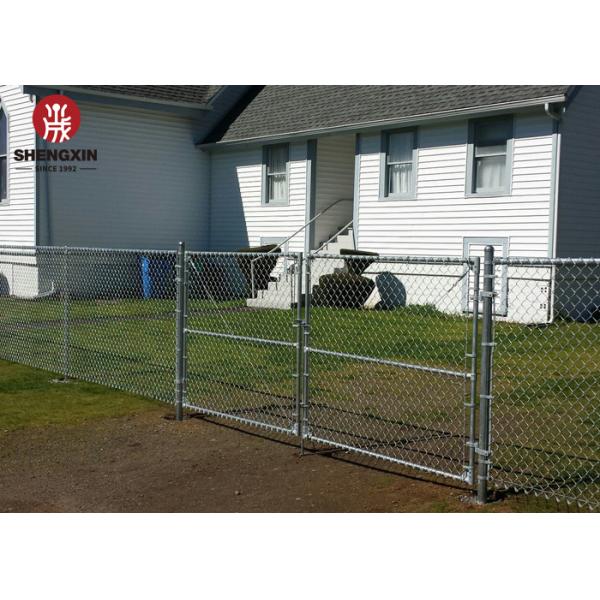 Quality Round Post 1.8m Chain Link Mesh Fence PVC Coated Diamond Shape for sale