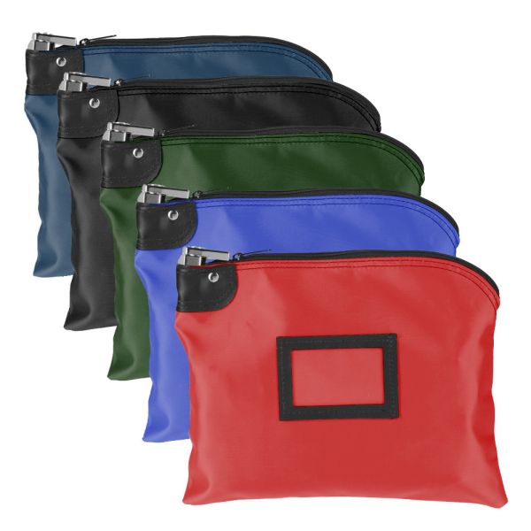 Quality LAMINATED NYLON LOCKING DEPOSIT BAGS - 12W X 9H - READY TO SHIP for sale