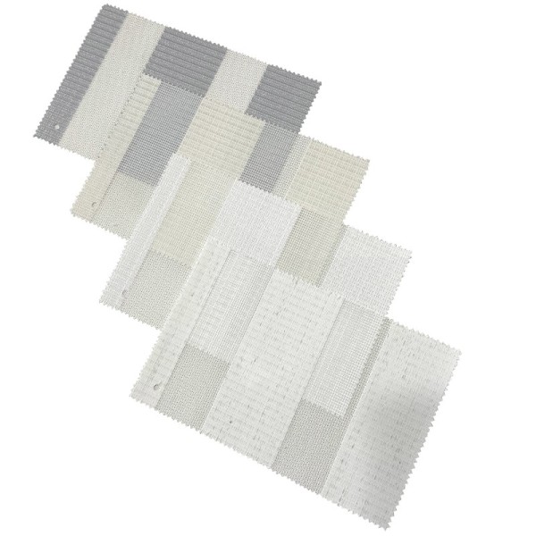 Quality 5% Openness 3m Width FR Solar Double Layer Roller Blinds Fabrics For Window for sale