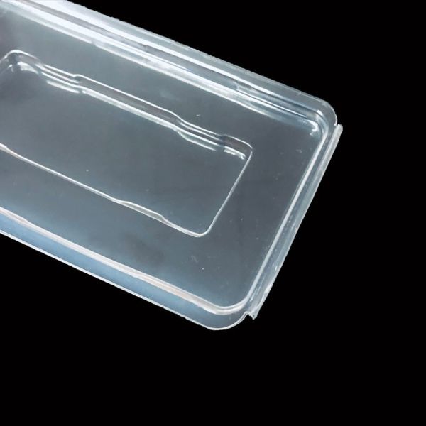 Quality Customizable PET Hinged Blister Clamshell Packaging for Artificial Nails Makeup for sale