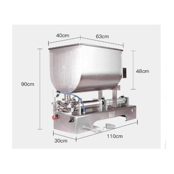 Quality Pneumatic 110V Nozzle Shampoo Filling Machine Piston Filler Machine for sale