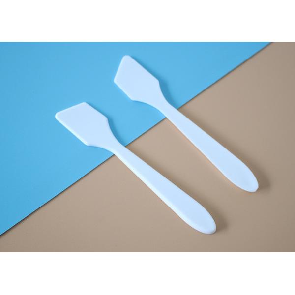 Quality white 81.8mm Cosmetic Cream Spoon In Injection Plastic Mould for sale
