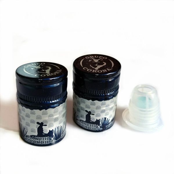 Quality Round Anti Counterfeit Whisky Bottle Caps Wine Alcohol Bottle Tops 45mm Length for sale