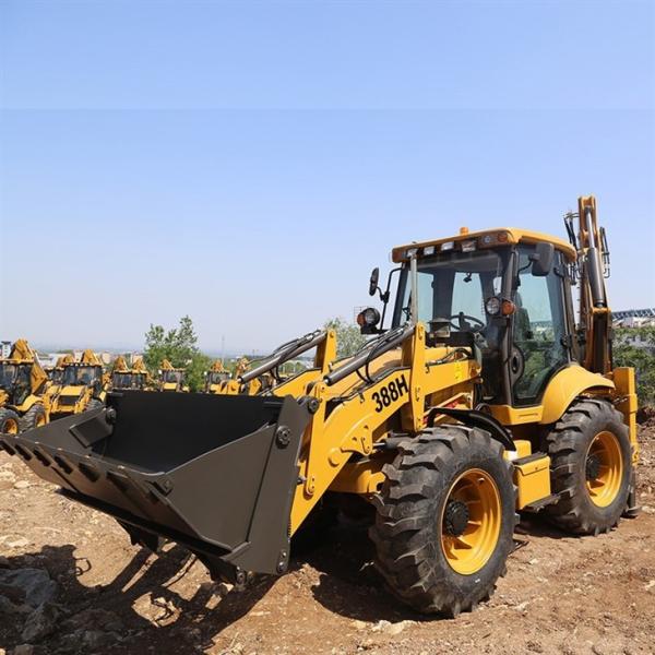 Quality 10500KG Construction Backhoe Loader Excavator With Heavy Duty Axles for sale
