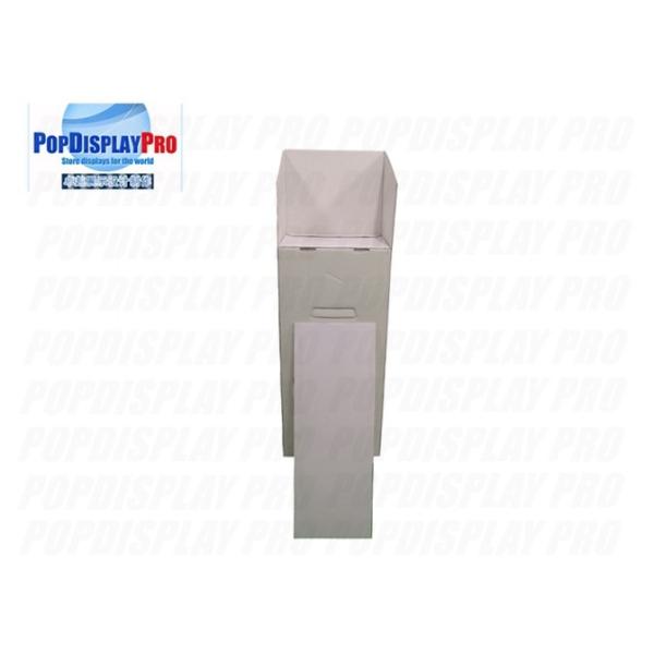 Quality Temporary Card Cardboard Floor Displays 140gsm Disinfectant Wipes for sale
