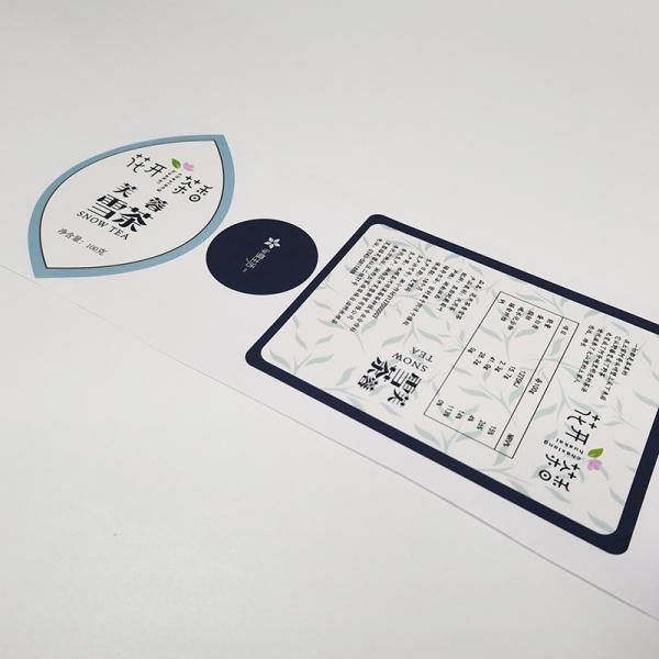 Quality BOPP Waterproof Cosmetic Labels Varnishing CMYK Glossy Vinyl Sticker Paper for sale