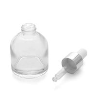Quality Non Spill​ Foundation Glass Bottle 18mm Amber Dropper Bottles for sale