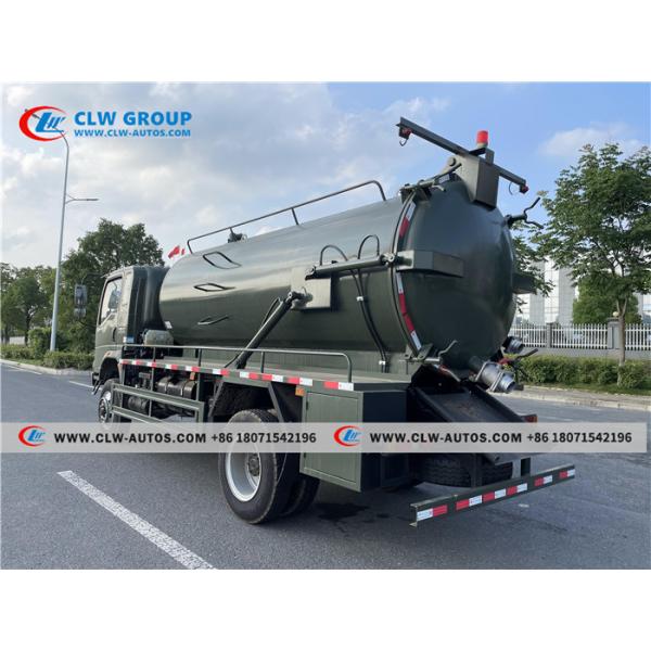Quality HOWO 4X4 Off Road Sewer Vacuum Truck 8m3 for sale