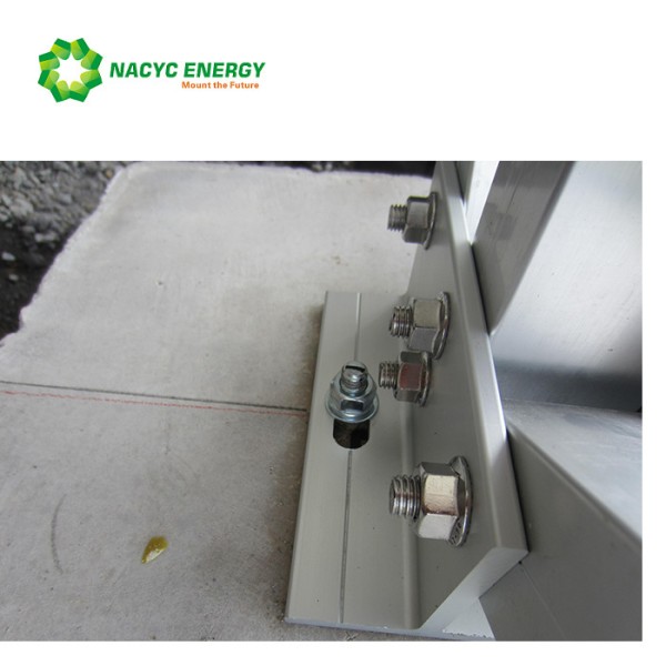 Quality Anodized Aluminum Solar Ground Mount Solar Racking Systems Solar Panel Mounting for sale