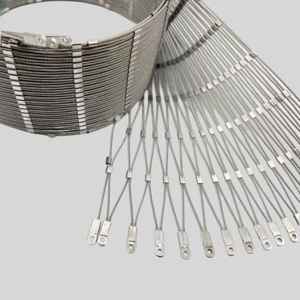 Quality Stainless Steel Ferrule Rope Mesh for sale