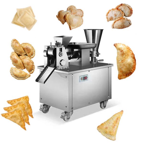 Quality Automatic Samosa Folding Machine 220v 1.5kw Large Meat Stuffing Maker for sale