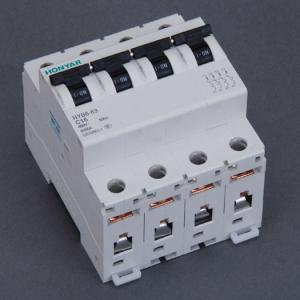 Quality CE Household Miniature Current 4 Pole Circuit Breaker Air Switch IP40 Overload for sale
