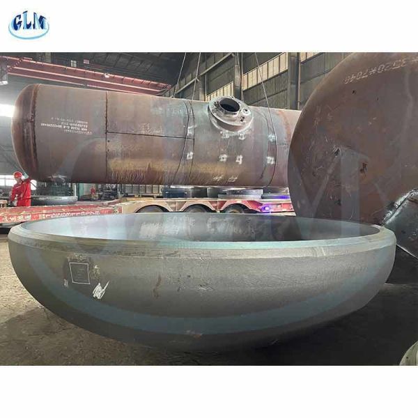 Quality SS304L DIN Vessel Ellipsoidal Dished End Q235 End Cap For Storage Tanks for sale