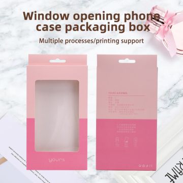 Quality Corrugated Paper Mobile Case Packaging Box With Window Blister for sale