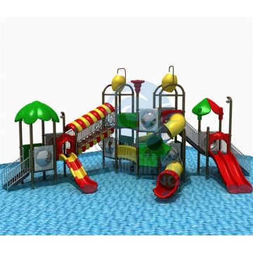 Quality Security Playground Water Slide Kids LLEPE Outdoor Water Slide Environment for sale