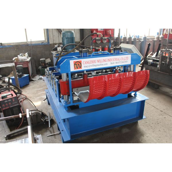 Quality crimping bending Roofing Sheets Roll Forming Machine Hydraulic for sale