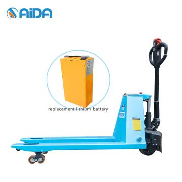 Quality Mechanical Electric Pallet Jack Forklift for sale