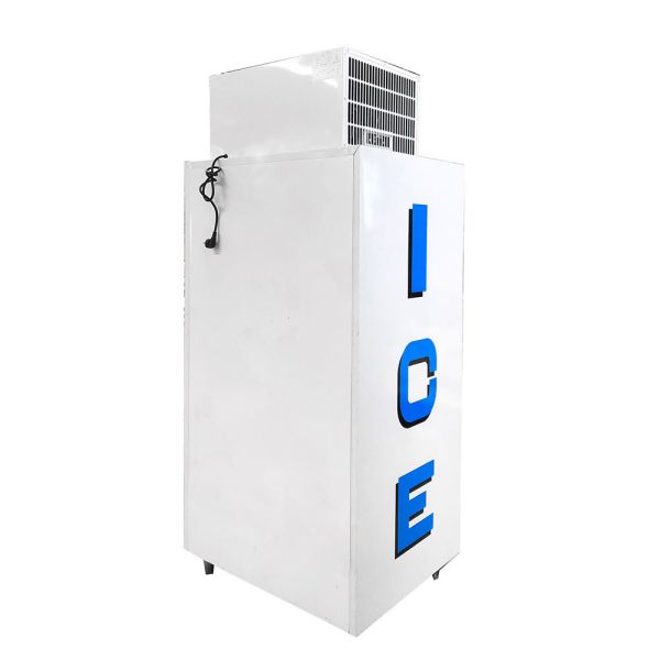 Quality Pre painted Steel Bagged Ice Merchandiser Cold Wall Self Closing Solid Door for sale