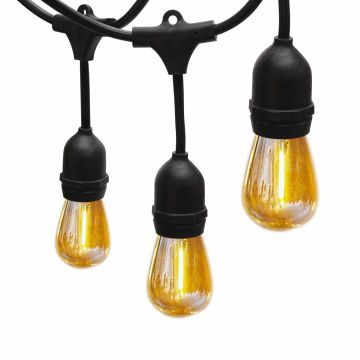 Quality Customized Color G40 Festoon Globe String Catenary Light Solar for sale