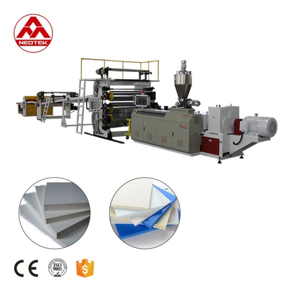 Quality 250kW Power PVC Free Foamed Board Extrusion Line for 25000x6000x4000 Specifications for sale