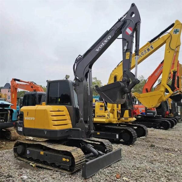 Quality 60d Second Hand Volvo Excavators Used 6 Ton Excavator in Good Condition ec140 210 for sale