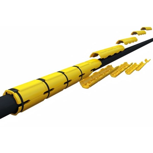 Quality Underwater Pu Subsea Cable Protection Red Color for sale