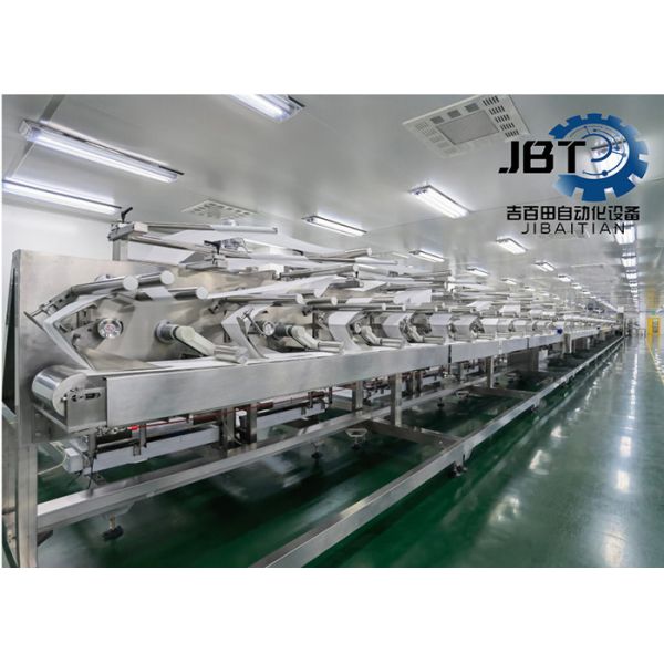 Quality Automatic Folding Biodegradable Wipes Manufacturing Machine With Customized Cutting for sale