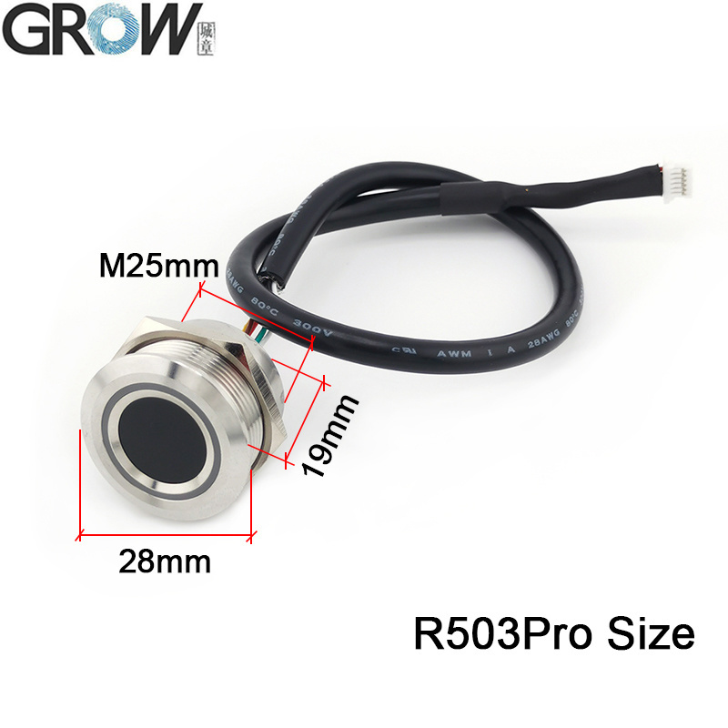 Grow R503PRO Uart/USB 1500 Capacity DC3.3V Fingerprint Module Sensor Scanner