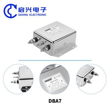 Quality DBA7 Single Phase EMI Filter Universal Series 20A-30A Power Supply Noise Filter for sale
