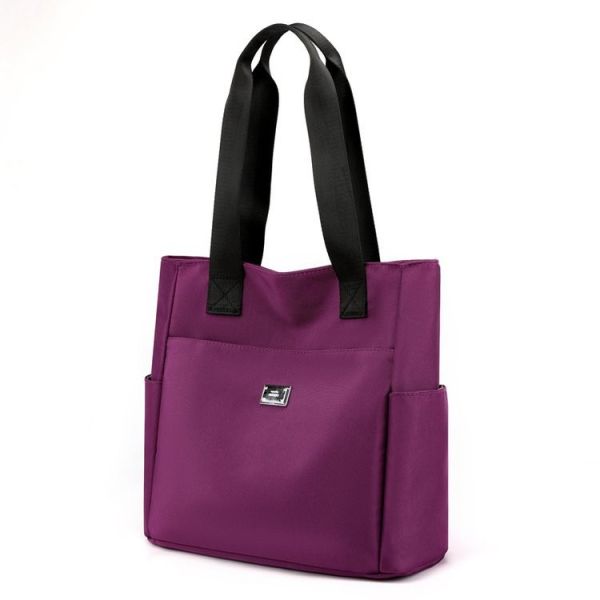 Quality Women'S Waterproof Nylon Tote Bag Custom Logo Ladies Handbags Zipper for sale
