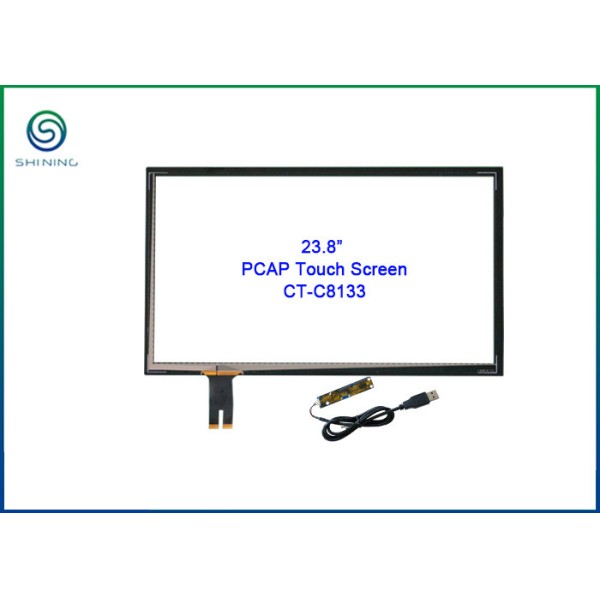 Quality 23.8 Inch USB Touch Screen Display Projected Capacitive ILITEK2302 IC for sale