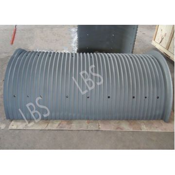 Quality professional Split LBS drum / Wire Rope Drum with spiral grooving for sale