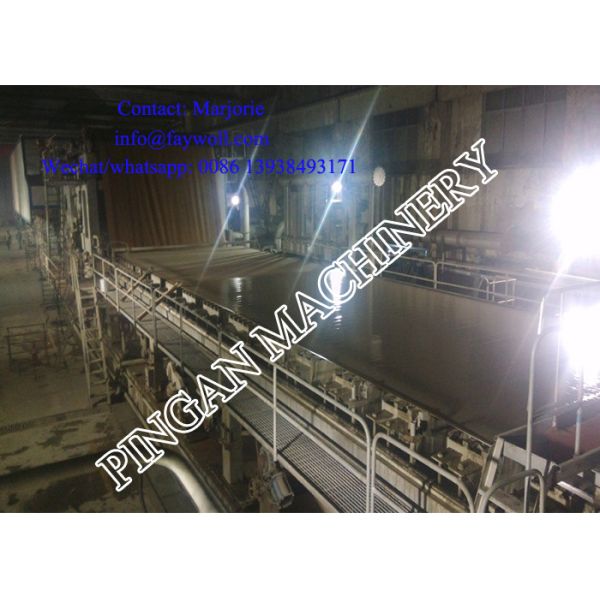Quality Double-stage Vacuum System 380V50Hz Kraft Paper Making Machine Featuring PLC for sale