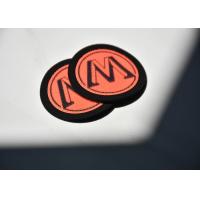 Quality Microfiber Printed Silicone Custom Clothing Patch 1.8mm Transparent for sale