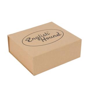 Quality Recycled Custom Clothing Gift Packaging Kraft Apparel Boxes Collapsible Magnetic for sale