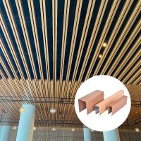 Quality U Shaped Aluminium Ceiling Tile Customized Aluminium Ceiling Strip for sale